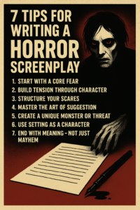 7 Tips for Writing a Horror Screenplay That Truly Terrifies